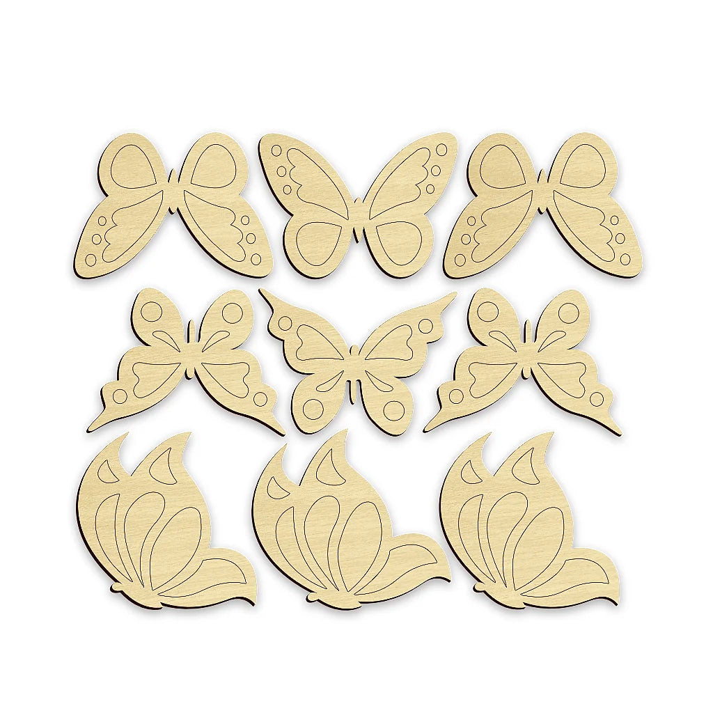 Butterfly Craft Shapes - Nature Inspired Craft Embellishments