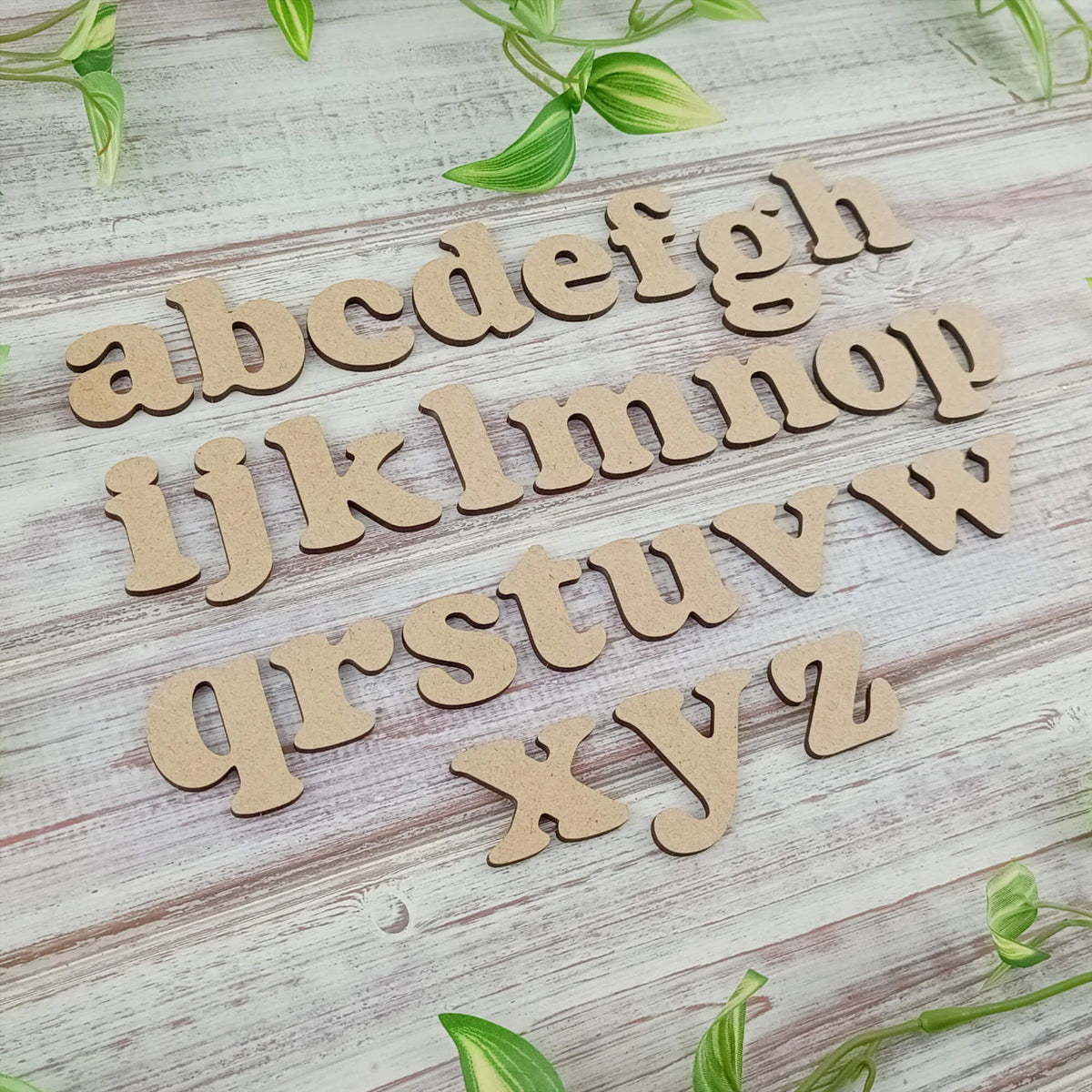 Alphabet Letters and Numbers - Wooden Craft Blanks - Family Crafts
