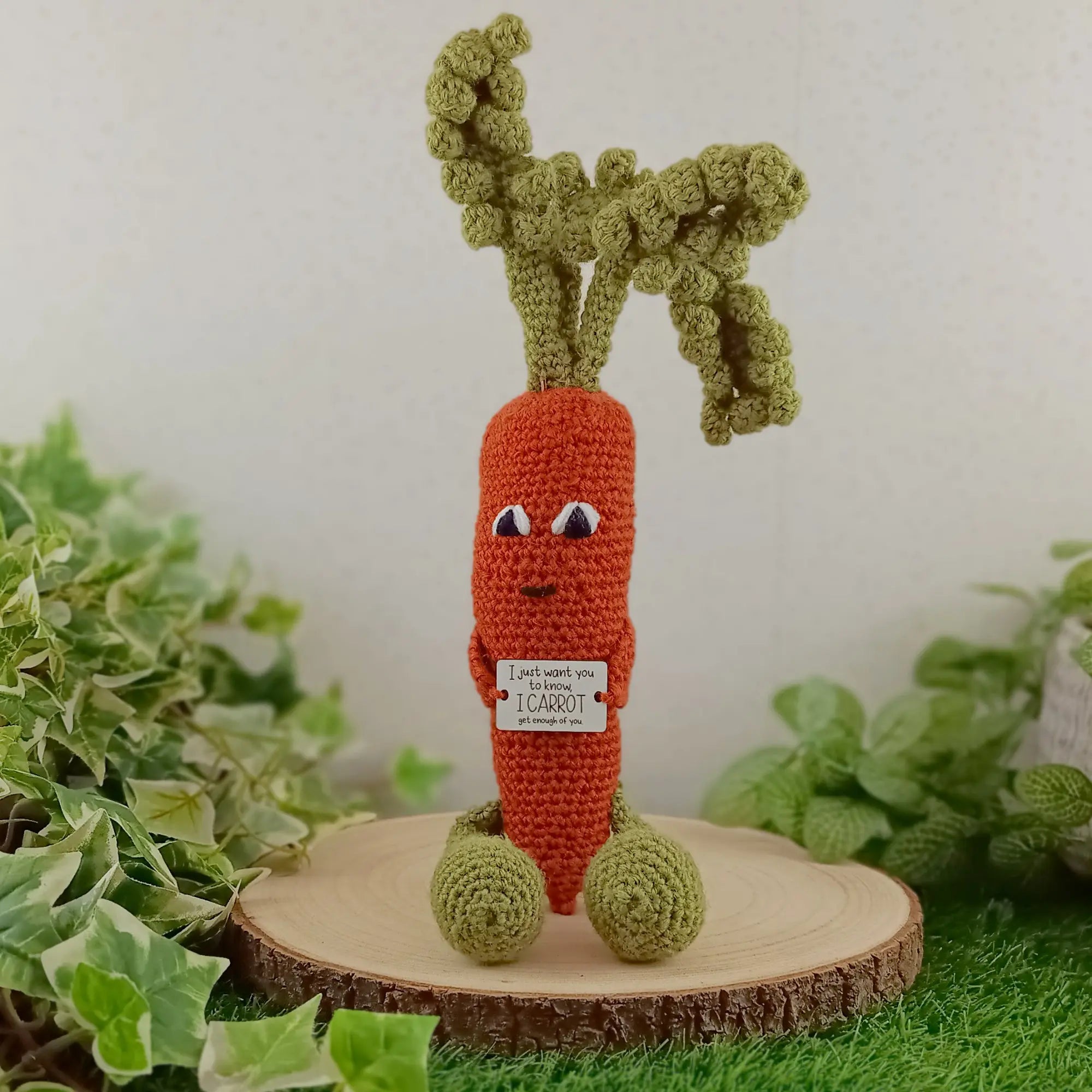 Positive Carrot Crochet - A Handmade Emotional Support Gift