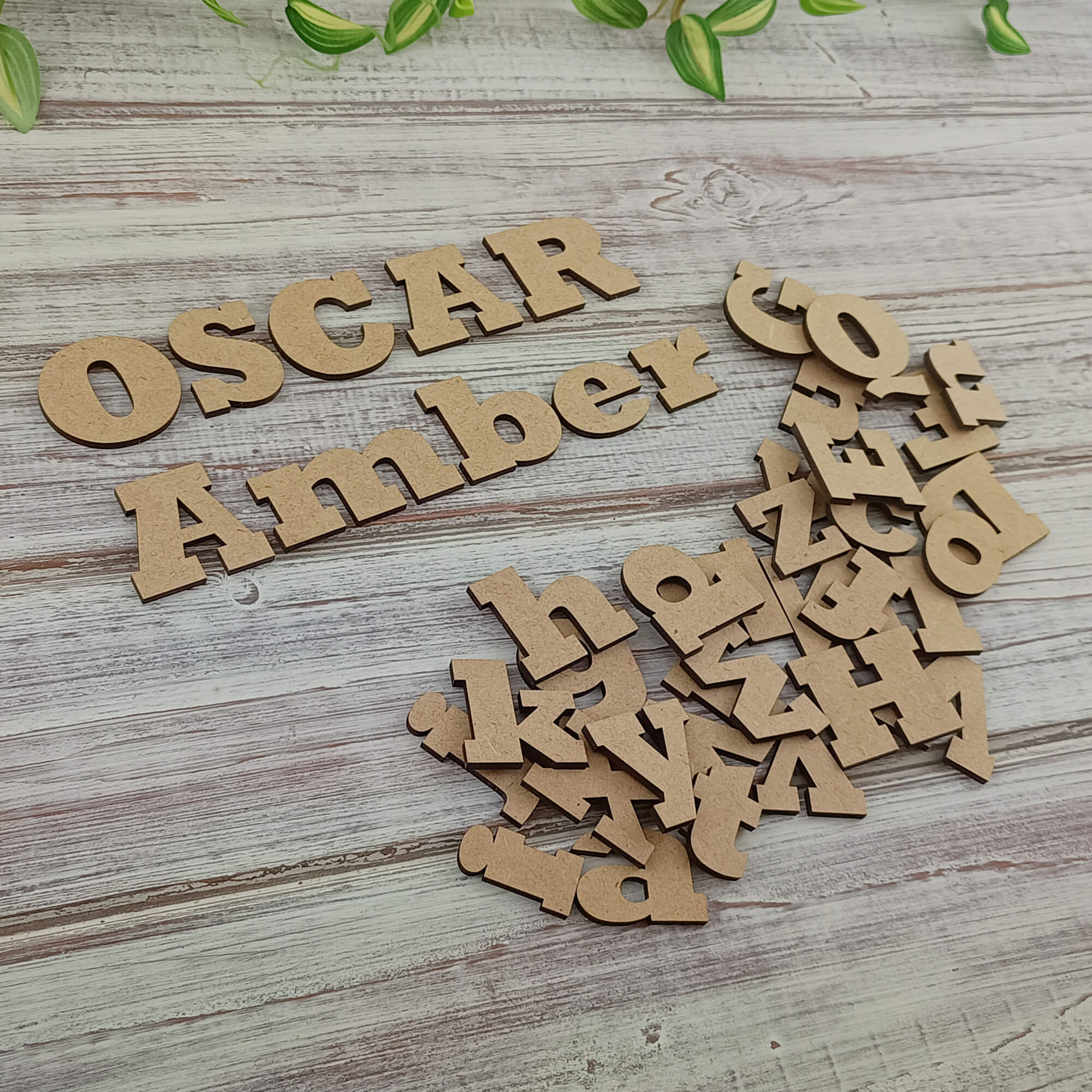 Craft Letters and Numbers - Funky Font MDF Craft Blanks