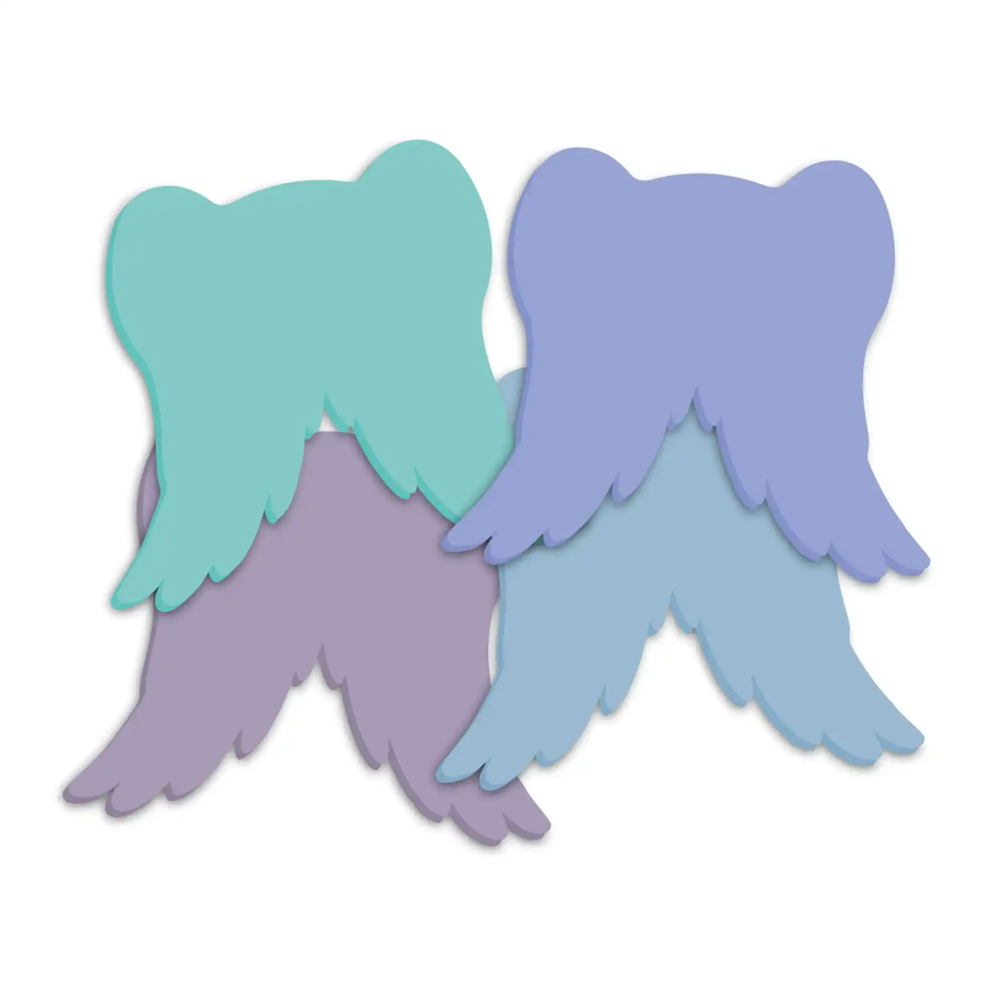 Acrylic Craft Shapes - Angel Wing Acrylic Blanks