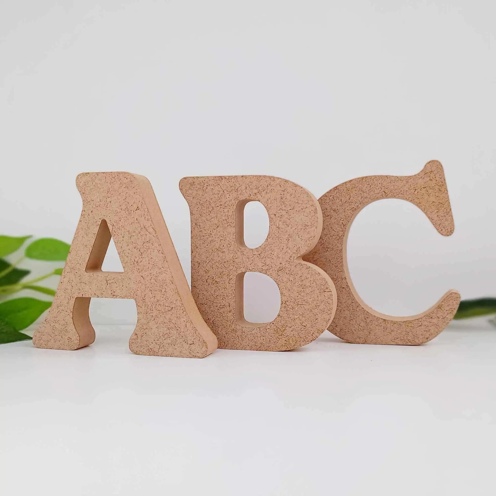 Freestanding MDF Letters - Wooden Craft Blanks - Family Crafts