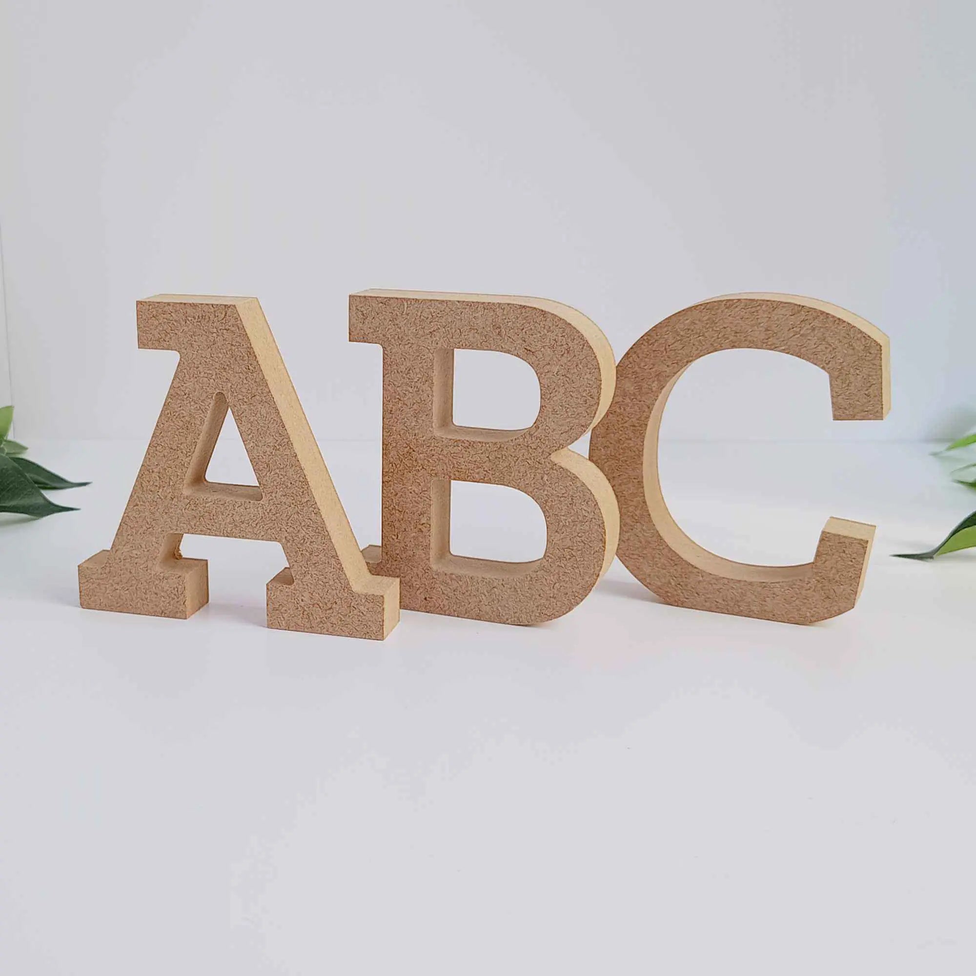 Freestanding Wooden MDF Letters - Wooden Craft Blanks