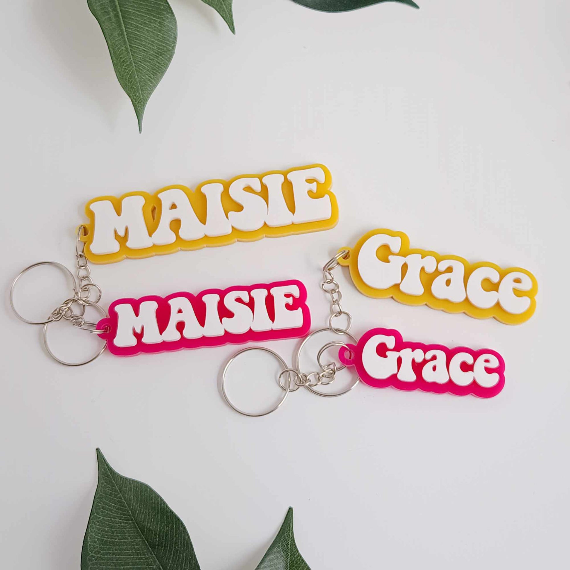 Personalised Acrylic Keyring - Create Your Own Custom Keyring Today