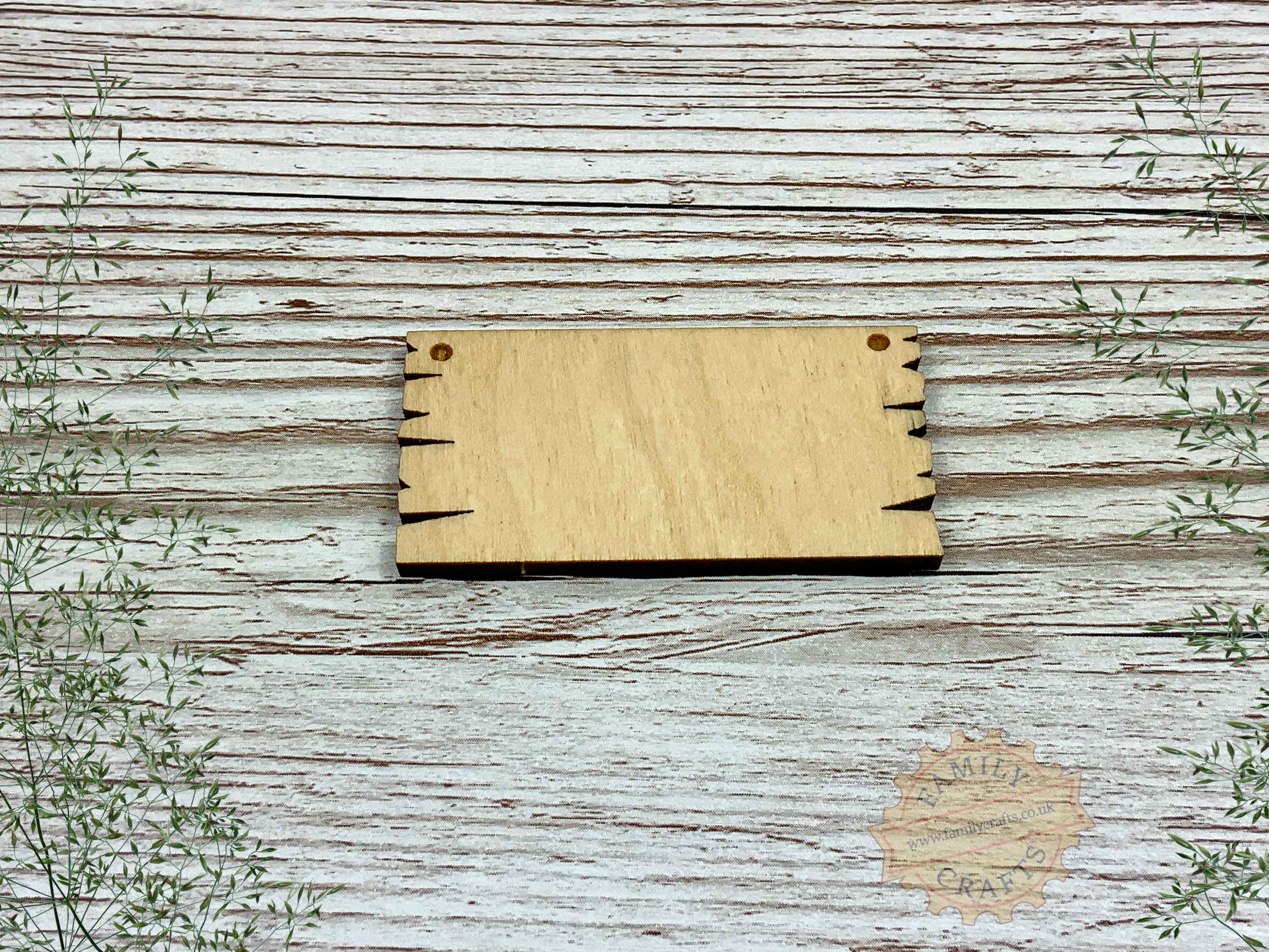 Blank Fairy Door Signs - Versatile Plaque to Add to Crafting Projects