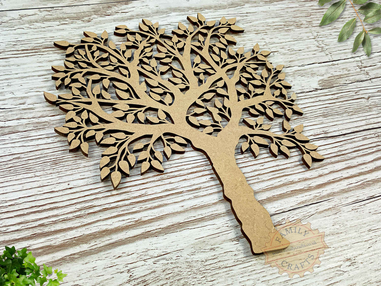 Leafy Family Tree Craft Shape - Embrace Nature for Timeless Beauty!