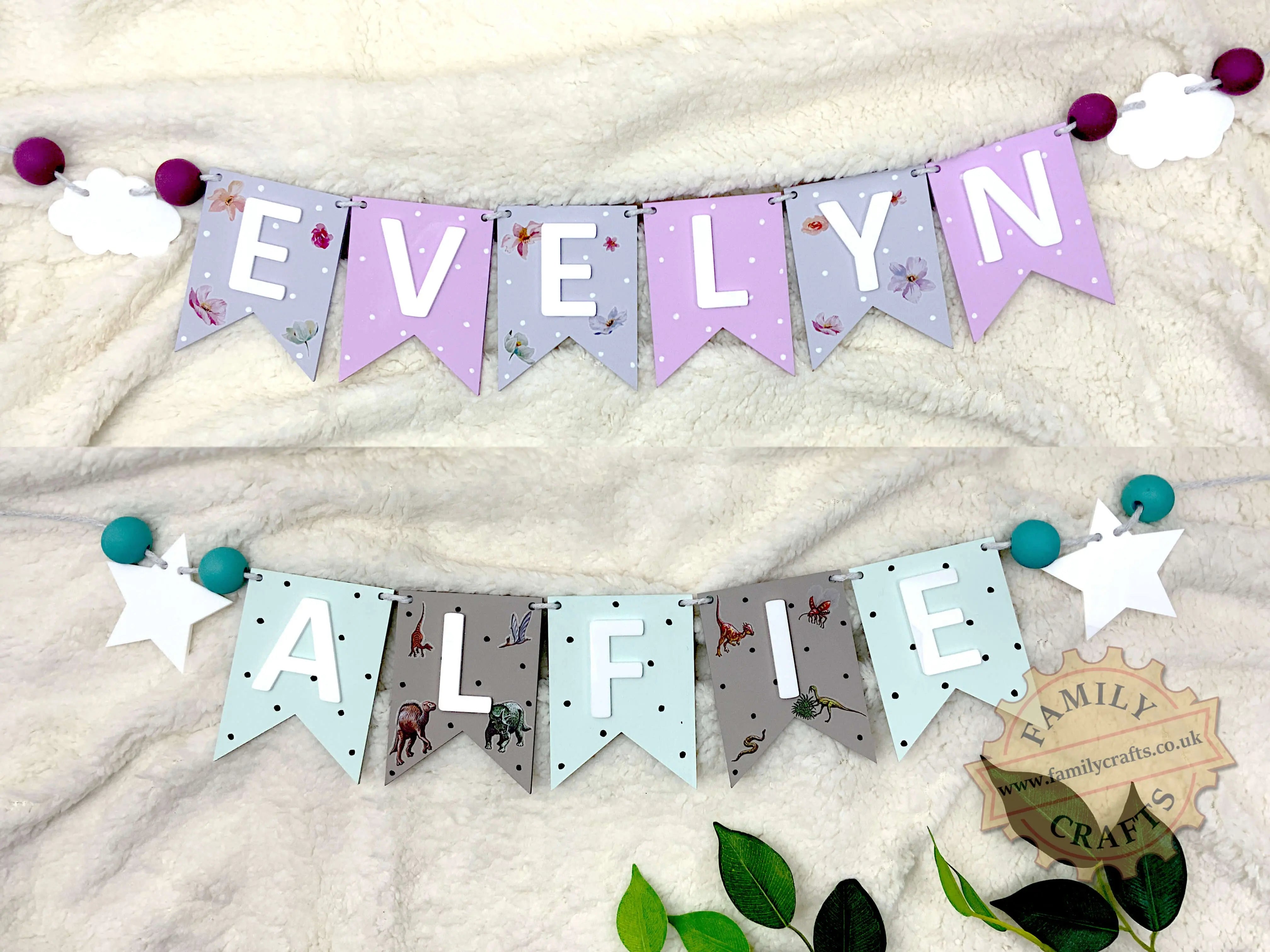 Personalised Hand Painted Bunting - Crafted for Memorable Moments