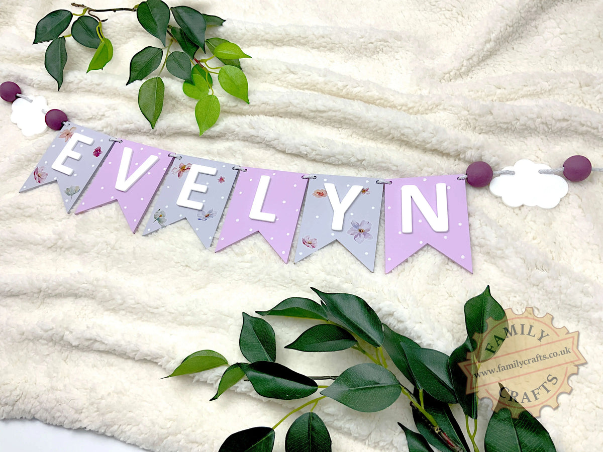 Personalised Hand Painted Bunting - Crafted for Memorable Moments