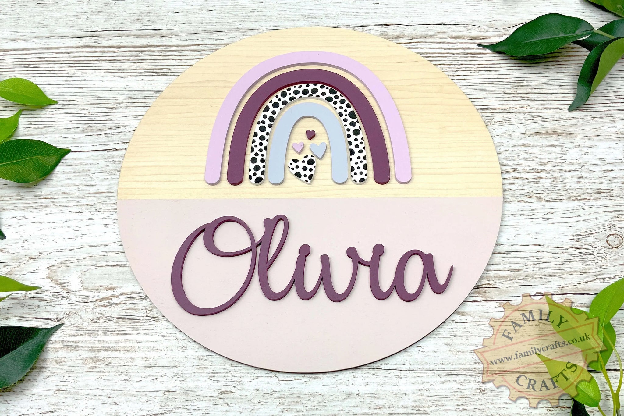 Personalised Rainbow Name Sign - For Cheerful Rooms